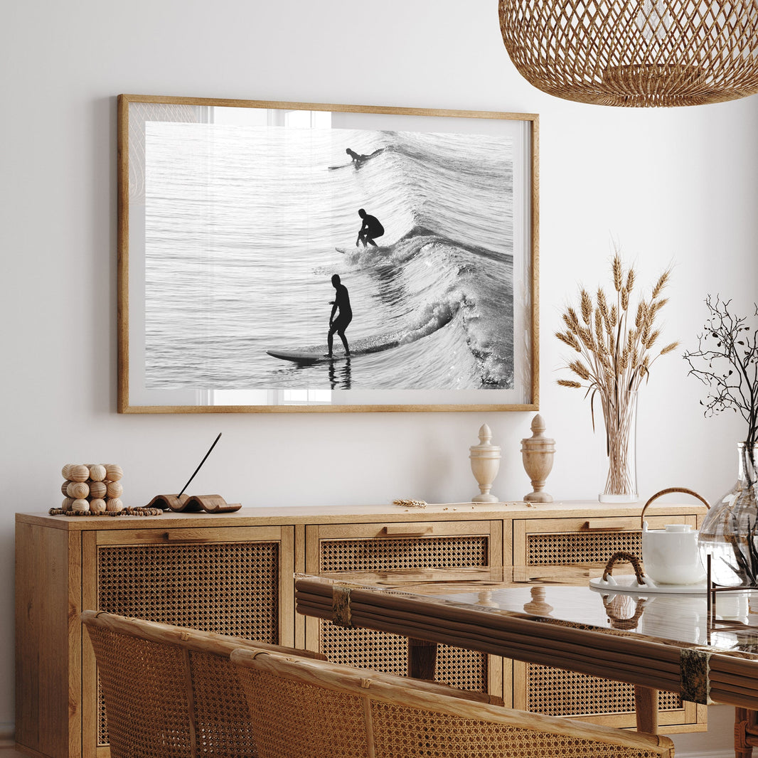 Surf Ocean Beach Art | Shutter & Frame | Party Wave